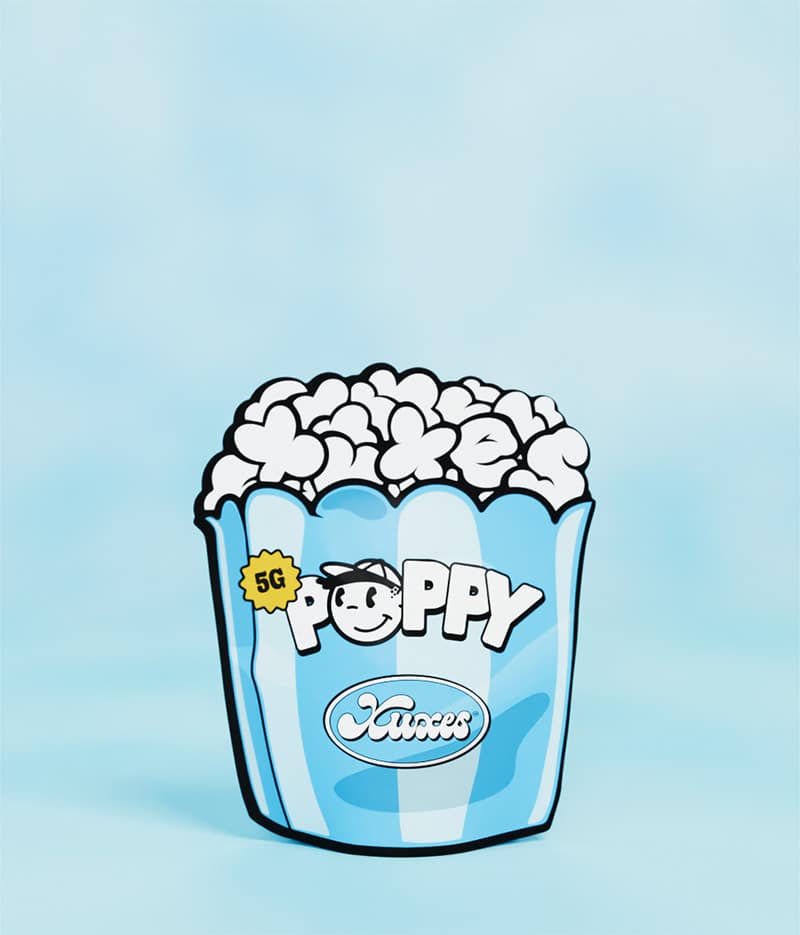 Poppy Blue Candy 5G - XUXES.STORE